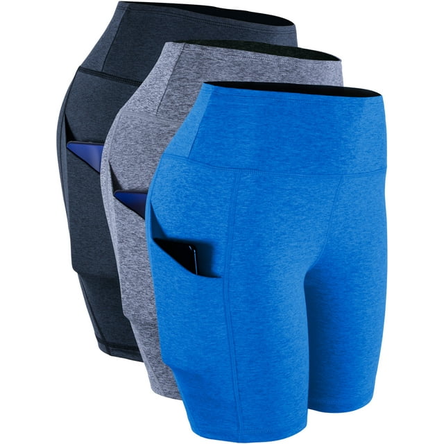 NELEUS Womens High Waisted Compression Bike Shorts Workout Running ...