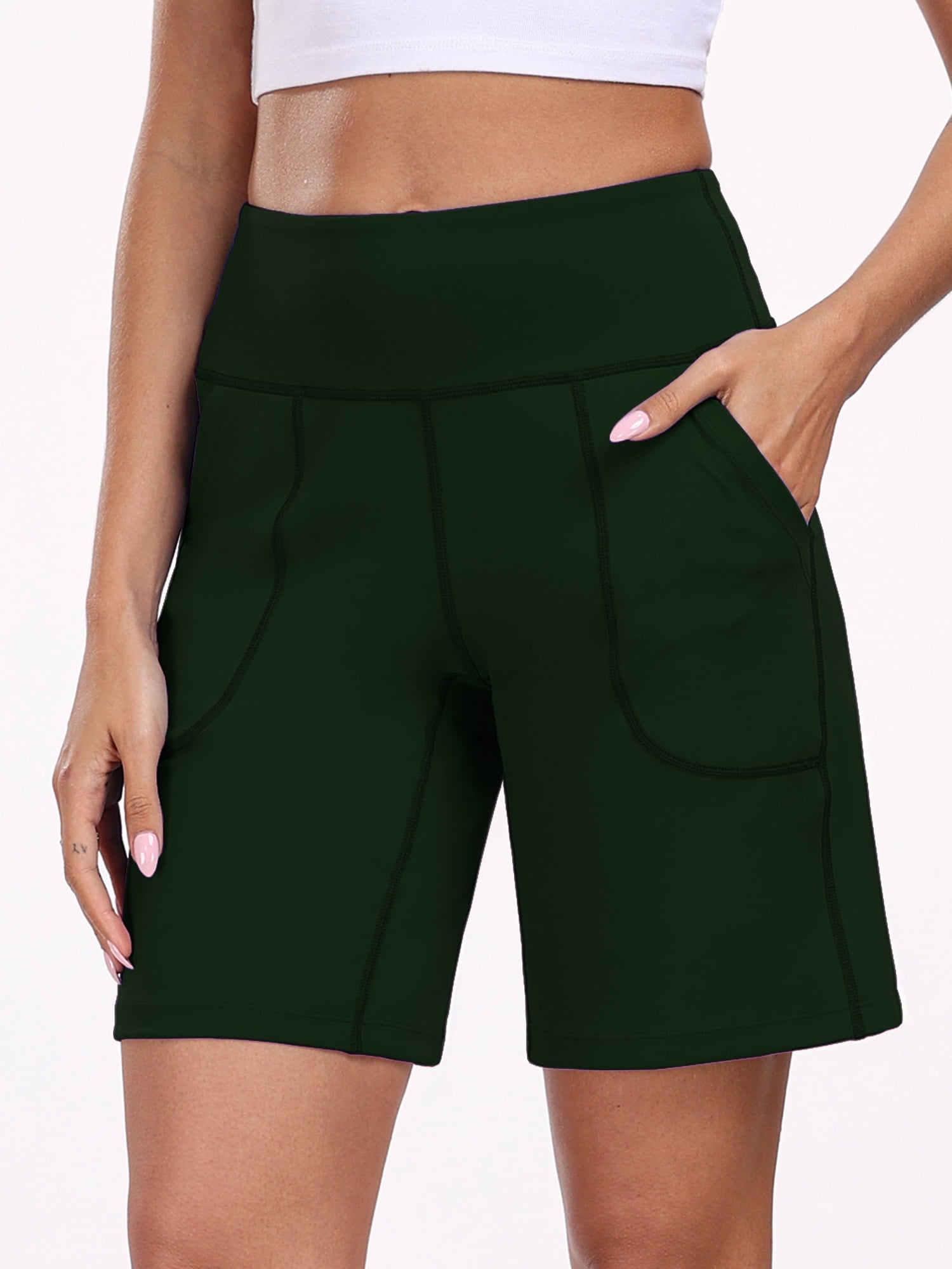 NELEUS Womens Workout Shorts Wide Leg Athletic Yoga Shorts High Waisted ...