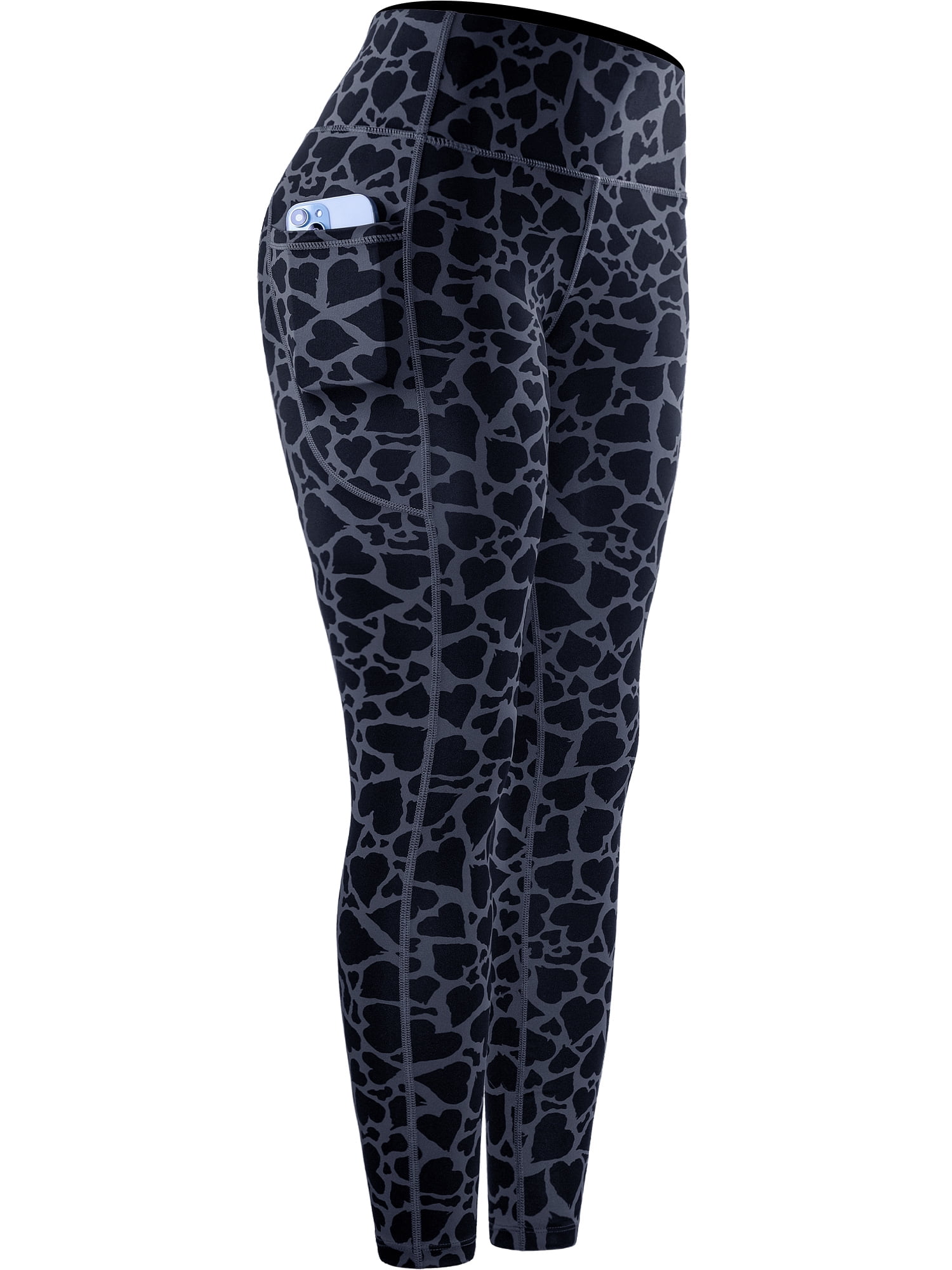 NELEUS Womens Yoga Leggings, High Waist, Tie-Dye Print, Ankle Length, 2 ...