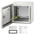 NEMA 4X Electrical Box 8x8x6", Steel Enclosure IP66 Waterproof Outdoor ...