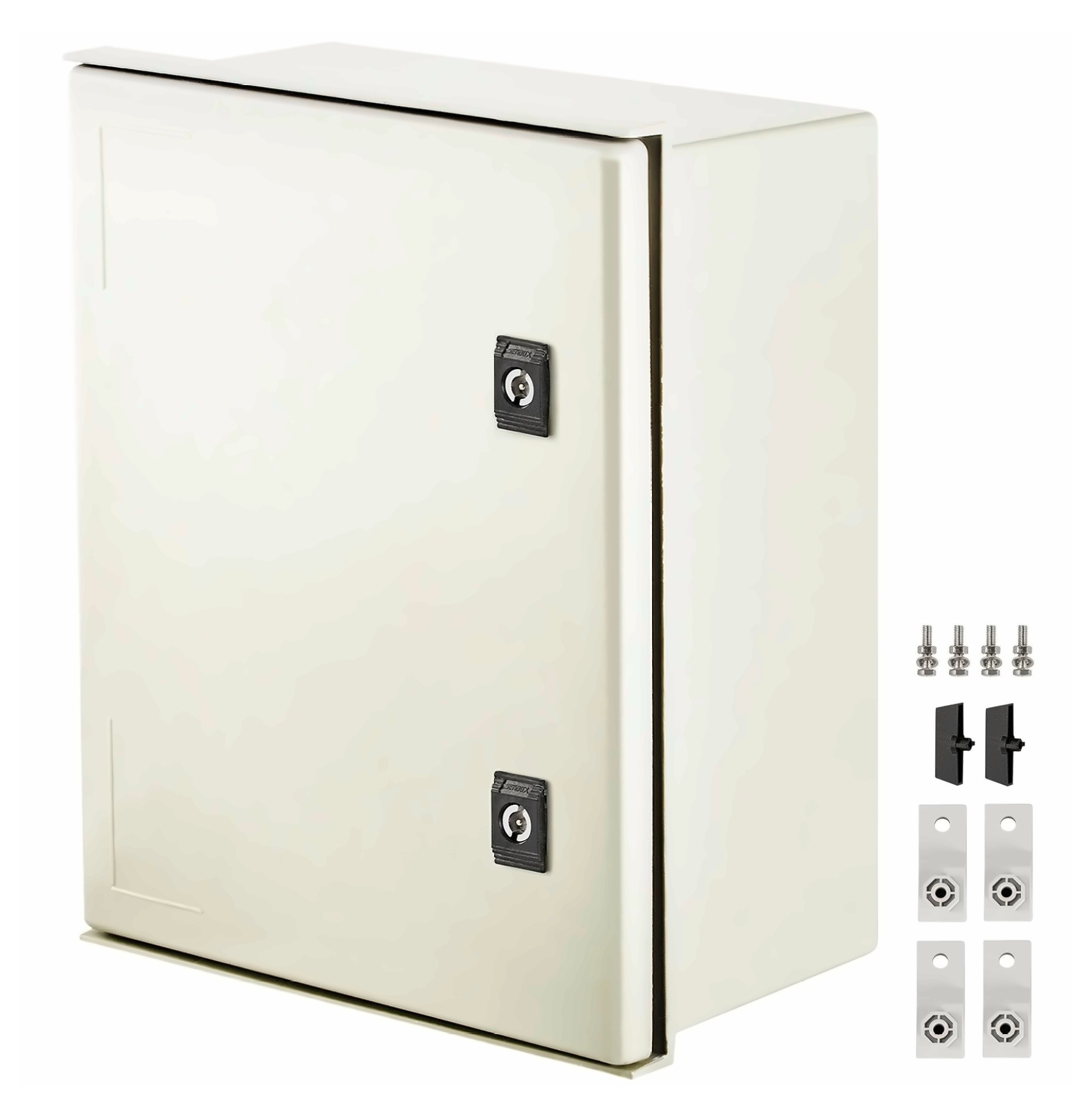 NEMA 4X Fiberglass Electrical Box 16x12x8'', IP66 Waterproof Enclosure ...