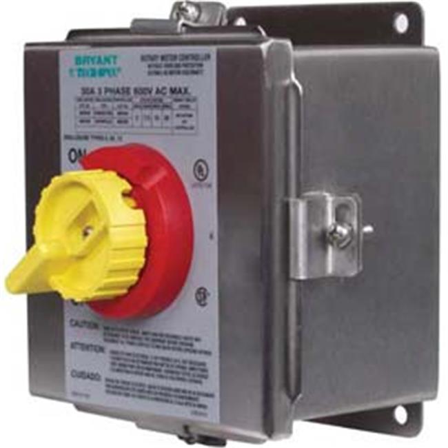 NEMA 4X Stainless Steel Toggle Switch in Enclosure, 30 amp 600V ...
