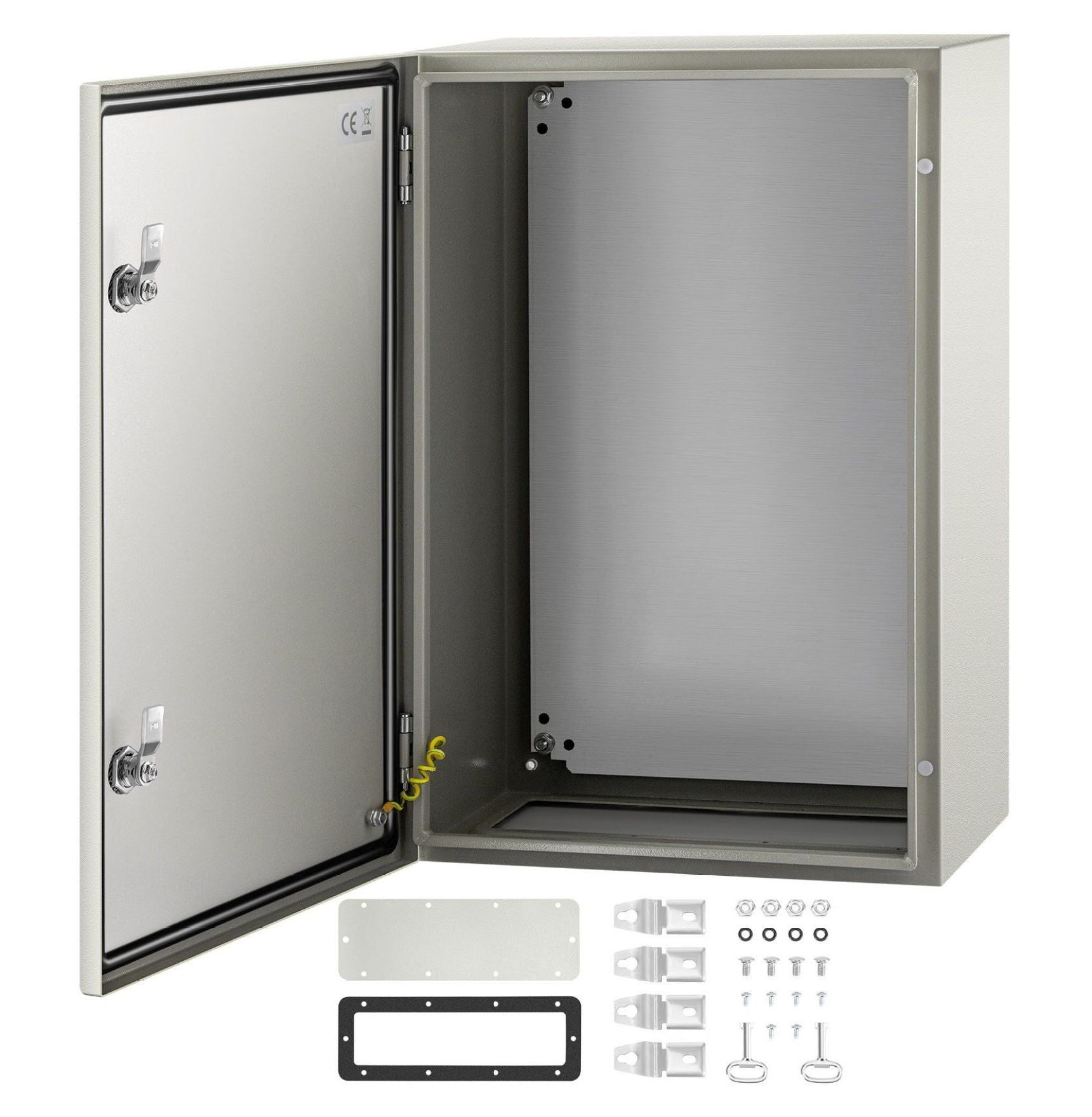 NEMA 4X Steel Enclosure 24x16x10", IP66 Waterproof Electrical Box, Outdoor Indoor Junction Box ...