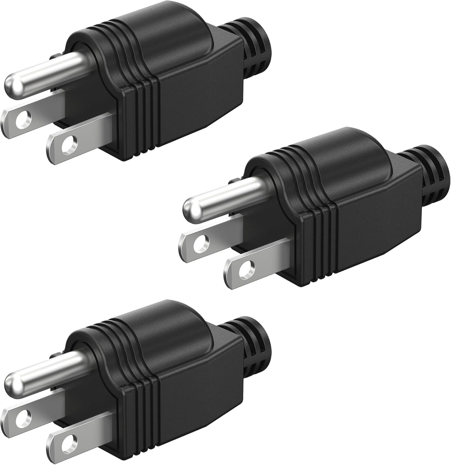 NEMA 5-15P Electrical Replacement Plugs End, Extension Cord Ends 125V ...