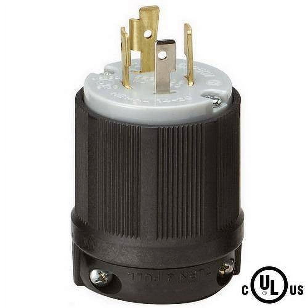 NEMA L14-20 20 Amp 125/250V 3 Pole 4 Wire Ground Plug - Walmart.com