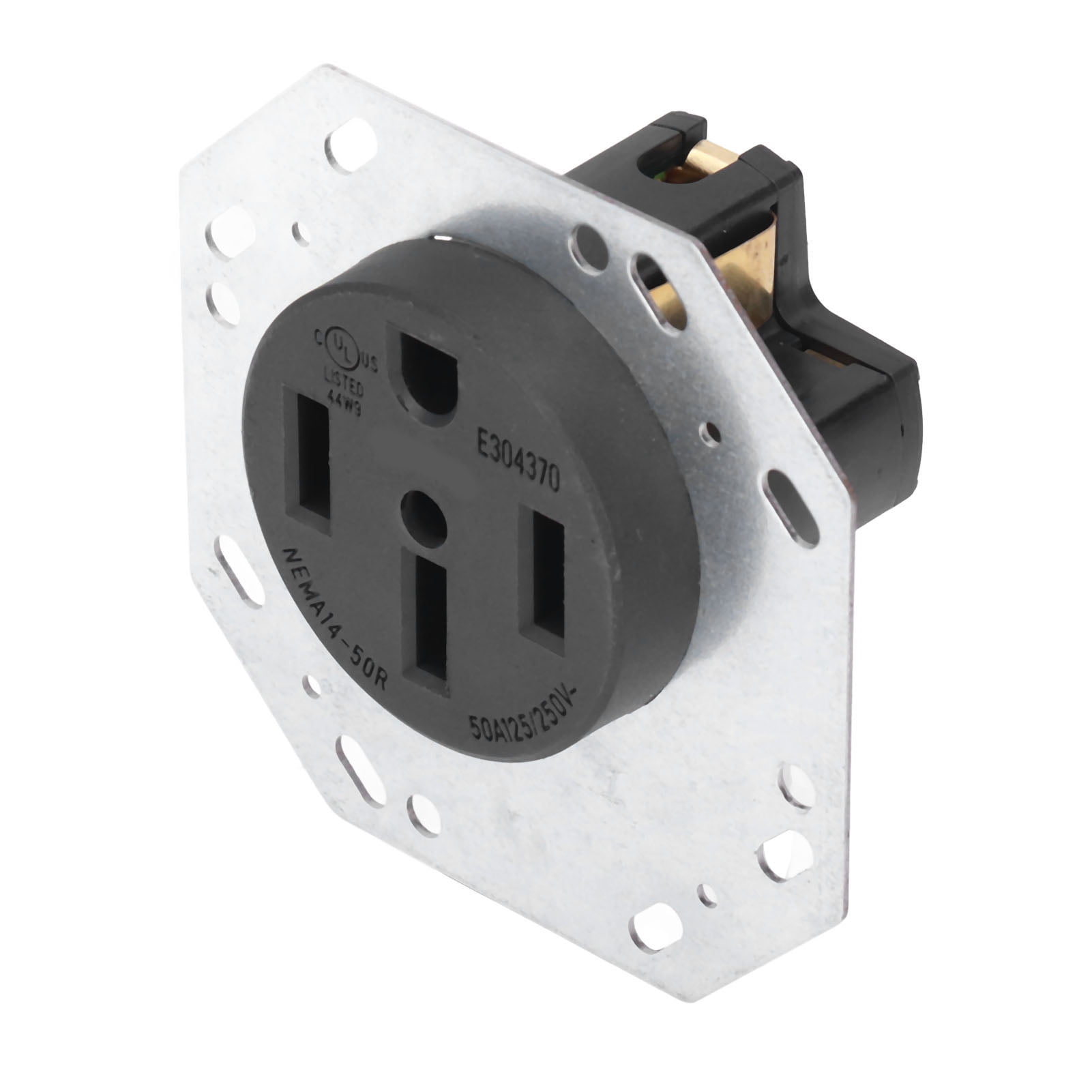 NEMA L14-50R US Standard Industrial Outlet Socket, 50A 125/250V, PA66 ...