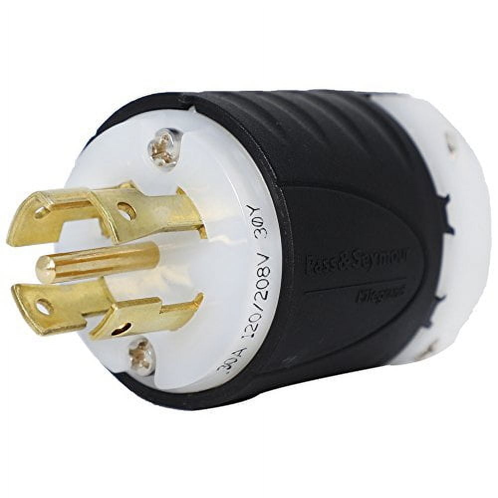 NEMA L21-30P Plug - 5 Pack, Rated for 30 Amps, 120/208V, 5-Wire - Iron ...
