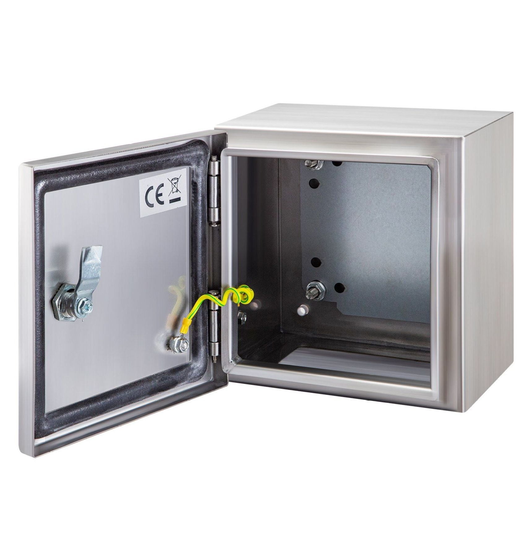 NEMA Stainless Steel Enclosure, 16 x 16 x 8'' NEMA 4X Steel Electrical ...