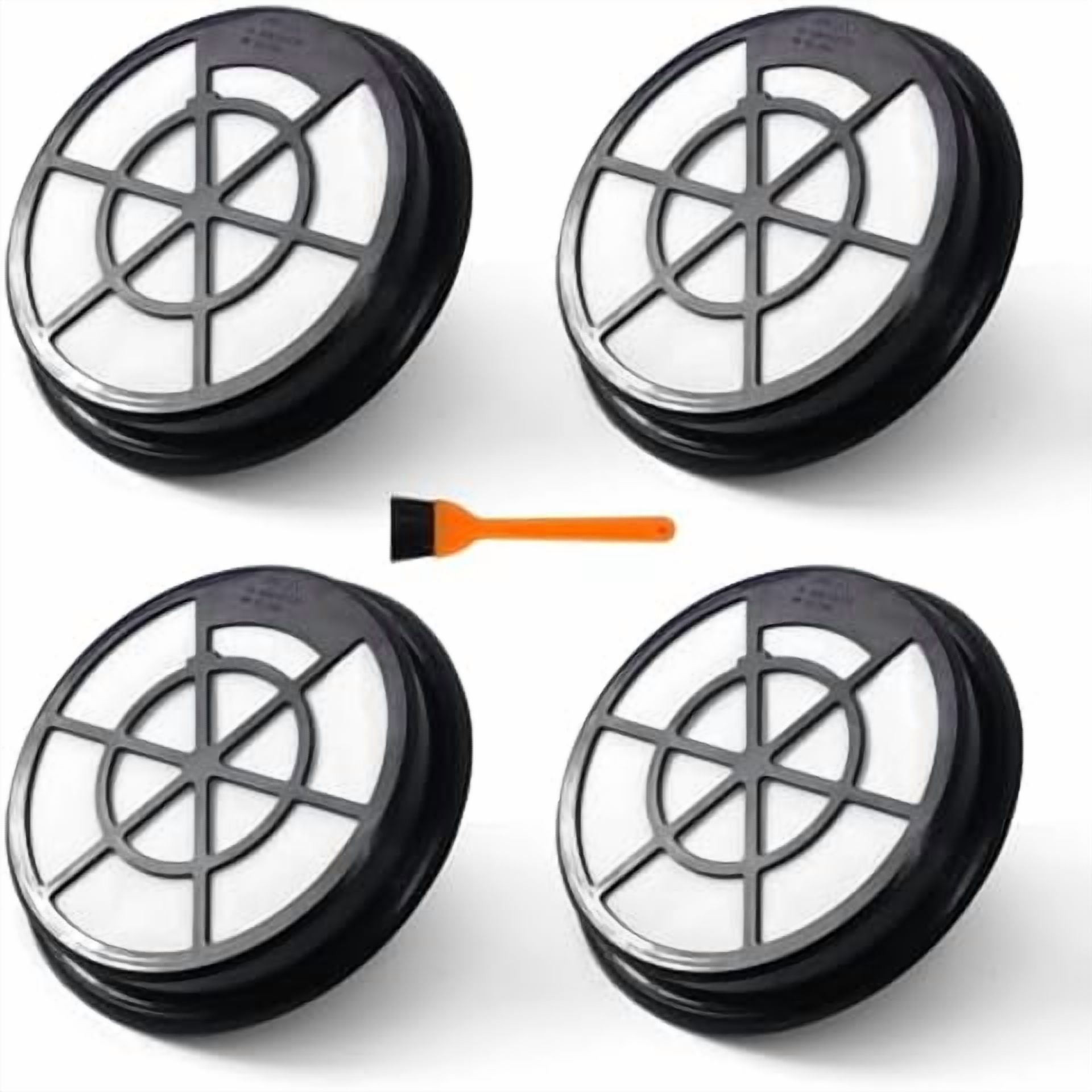 NEN110A 4 Pack Replacement Filter for Eureka Whirlwind Bagless Canister Vacuum Cleaner, Inlet ...