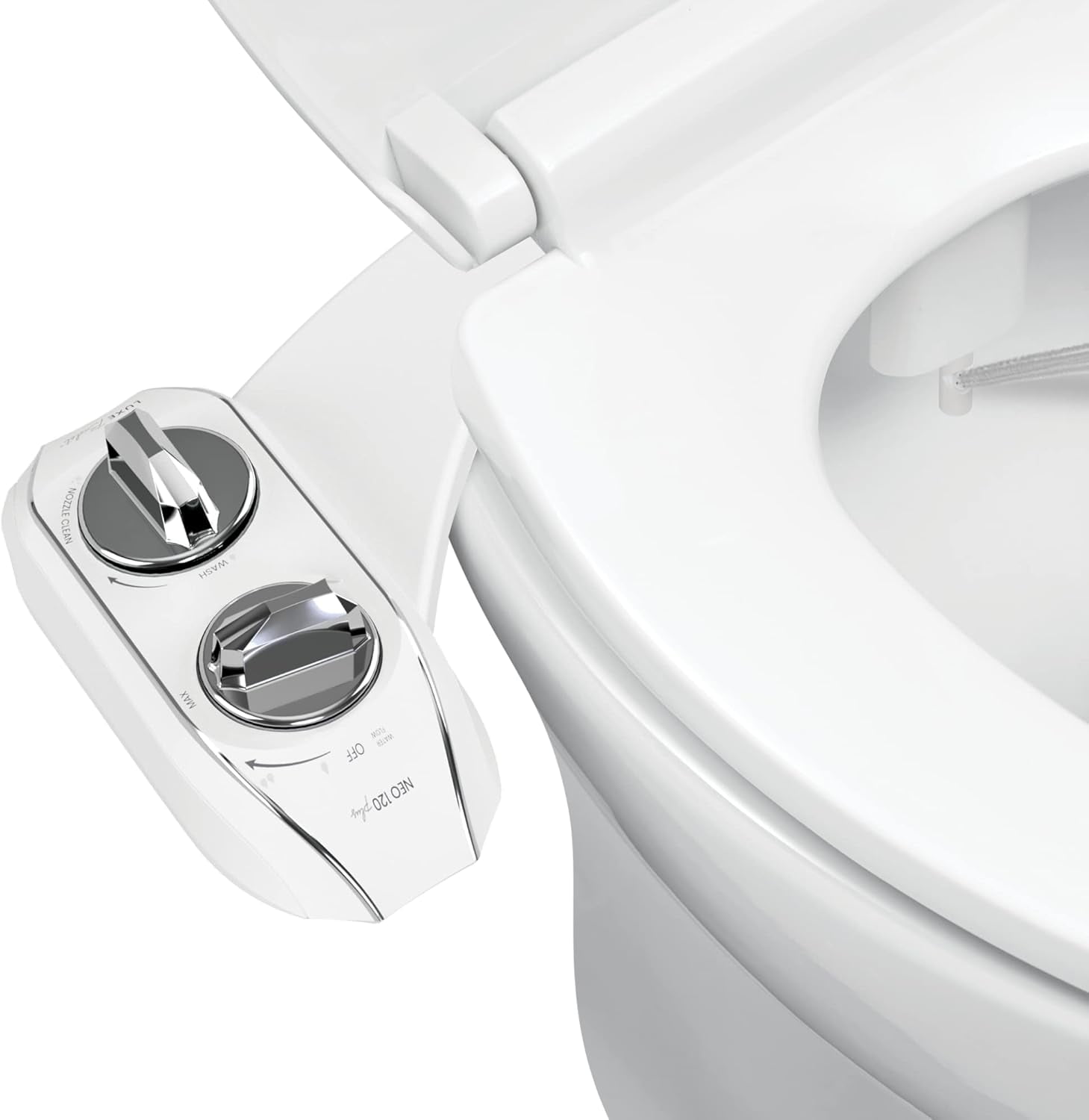 NEO 120 Plus - Patented Bidet Attachment for Toilet Seat, Innovative ...