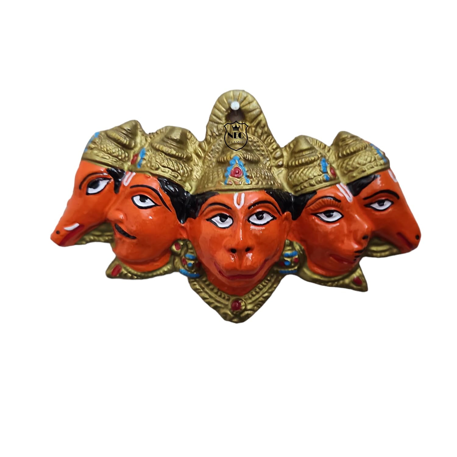 NEO CLASSIC Panchmukhi Hanuman for Door Entrance Wall Hanging Showpiece Hanuman Ji Murti for ...