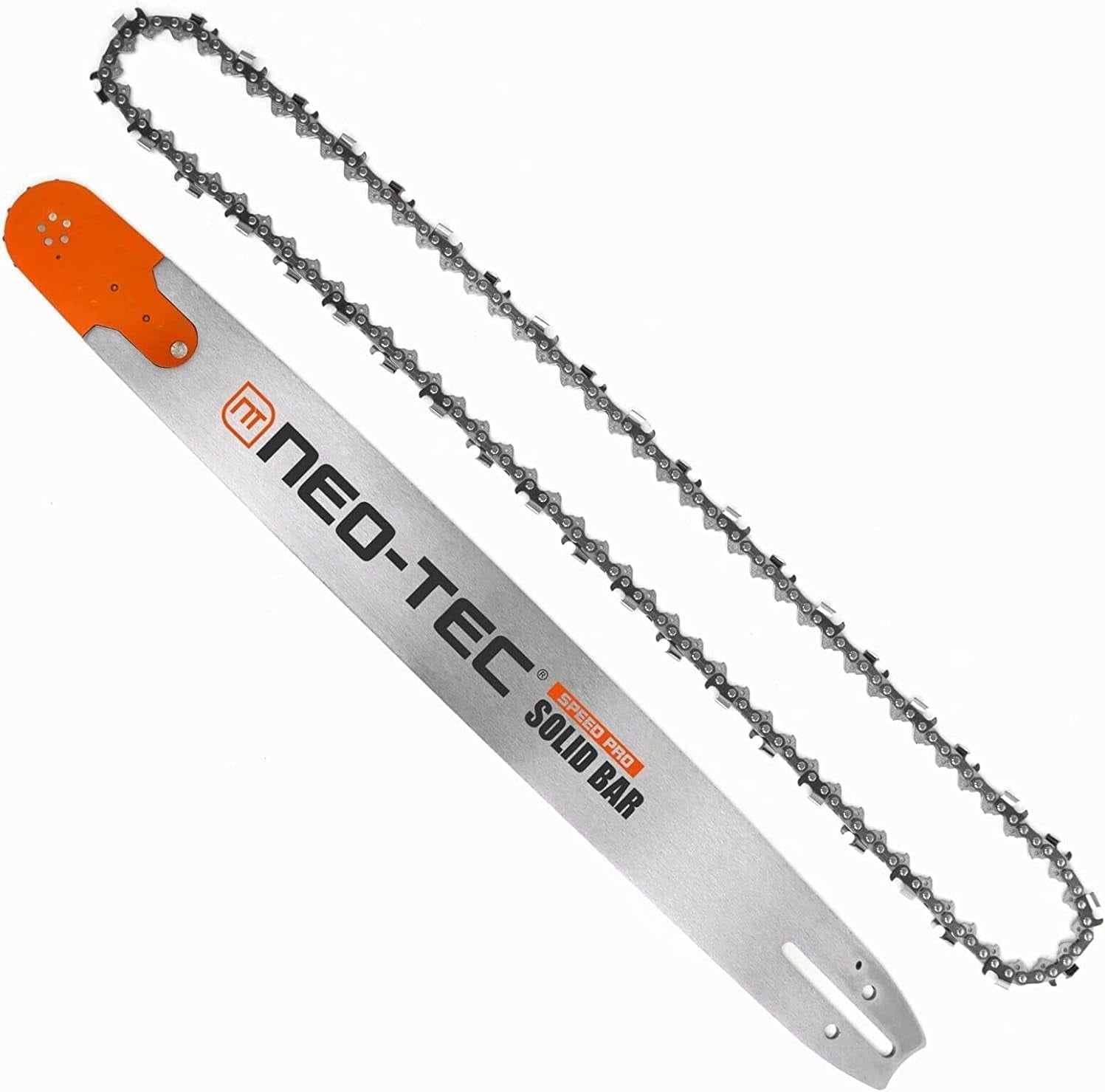 NEO-TEC 36 inch Chainsaw Guide Bar Chain Combo 3/8" Pitch 0.063" Gauge ...