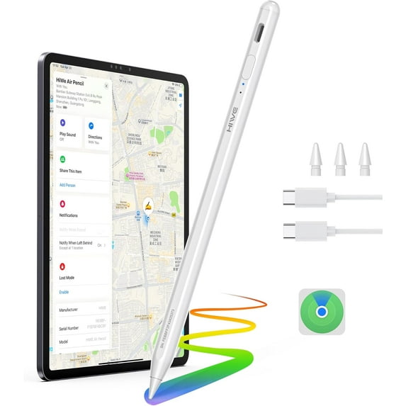 NEOFDC Anti-Lost Pen for iPad 2018-2025, Find My Support, Tilt ...