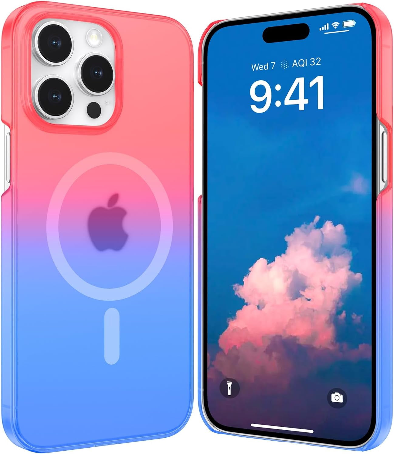 NEOFDC for Magnetic Slim Frosted Transparent Gradient Less Touch ...