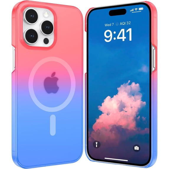 NEOFDC for Magnetic Slim Frosted Transparent Gradient Less Touch ...