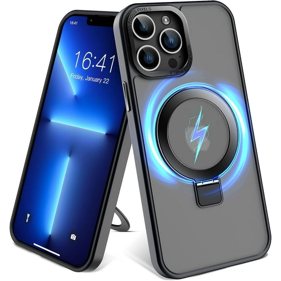 NEOFDC iPhone 12 Case & iPhone 12 Pro Case with Hidden Magnetic Stand ...