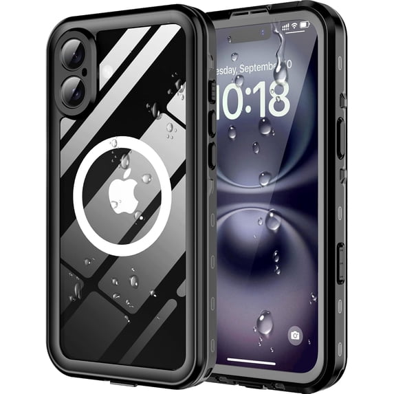 NEOFDC for iPhone 16 Plus Case Waterproof - [Built-in Screen Protector ...