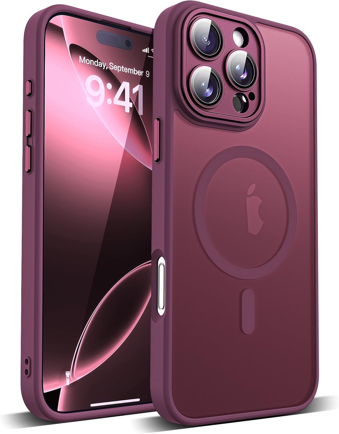 NEOFDC for iPhone 16 Pro Case with Built-in Camera Lens Protectors ...