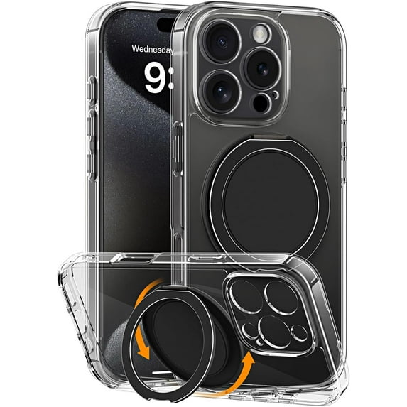 NEOFDC for iPhone 16 Pro Max Case with Stand, Compatible with MagSafe ...