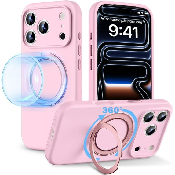 NEOFDC for iPhone 17 Pro Max Case, with 360 Spin Mag-Ring Magnetic ...