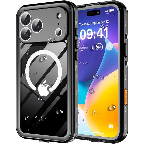 NEOFDC for iPhone 17 Pro Max Waterproof Case with Built-in Screen ...