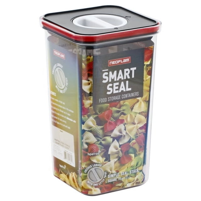 NEOFLAM Airtight Smart Seal Food Storage Container (Set of 3, Square ...