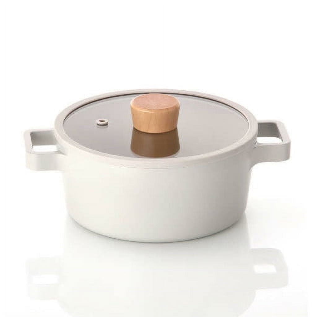 NEOFLAM FIKA 1.6QT Mini Stock Pot with Lid, Kitchen Nonstick Ceramic ...