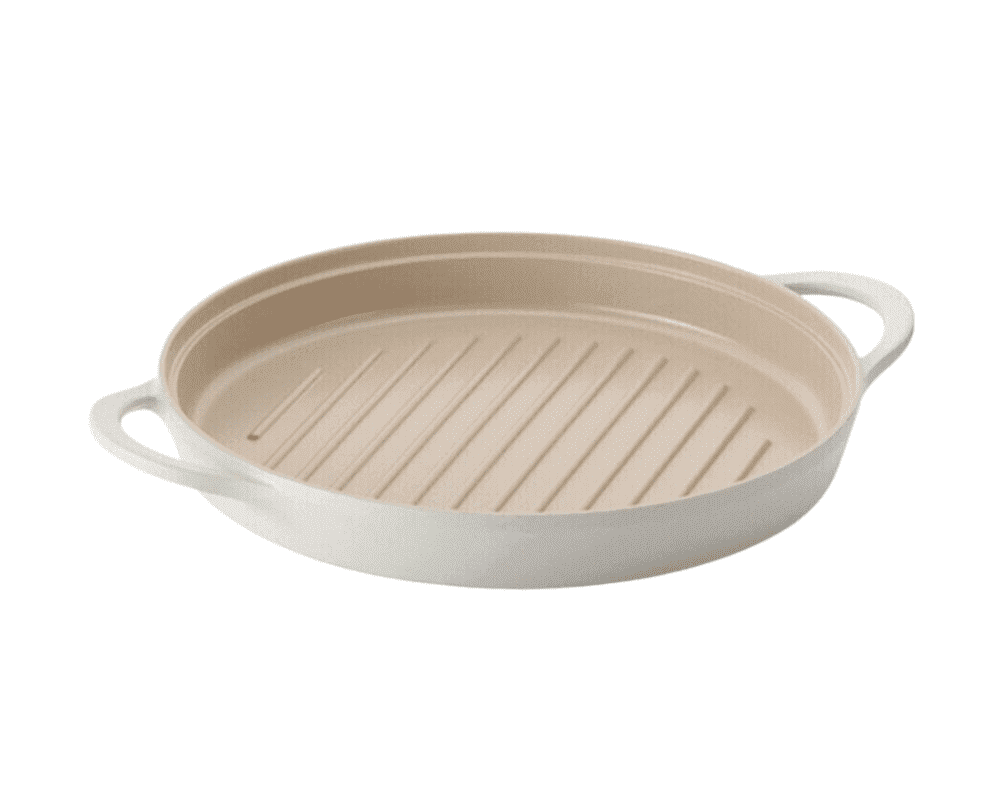 Neoflam FIKA 10-Inch Round BBQ Grill Pan, Dishwasher & Oven Safe ...