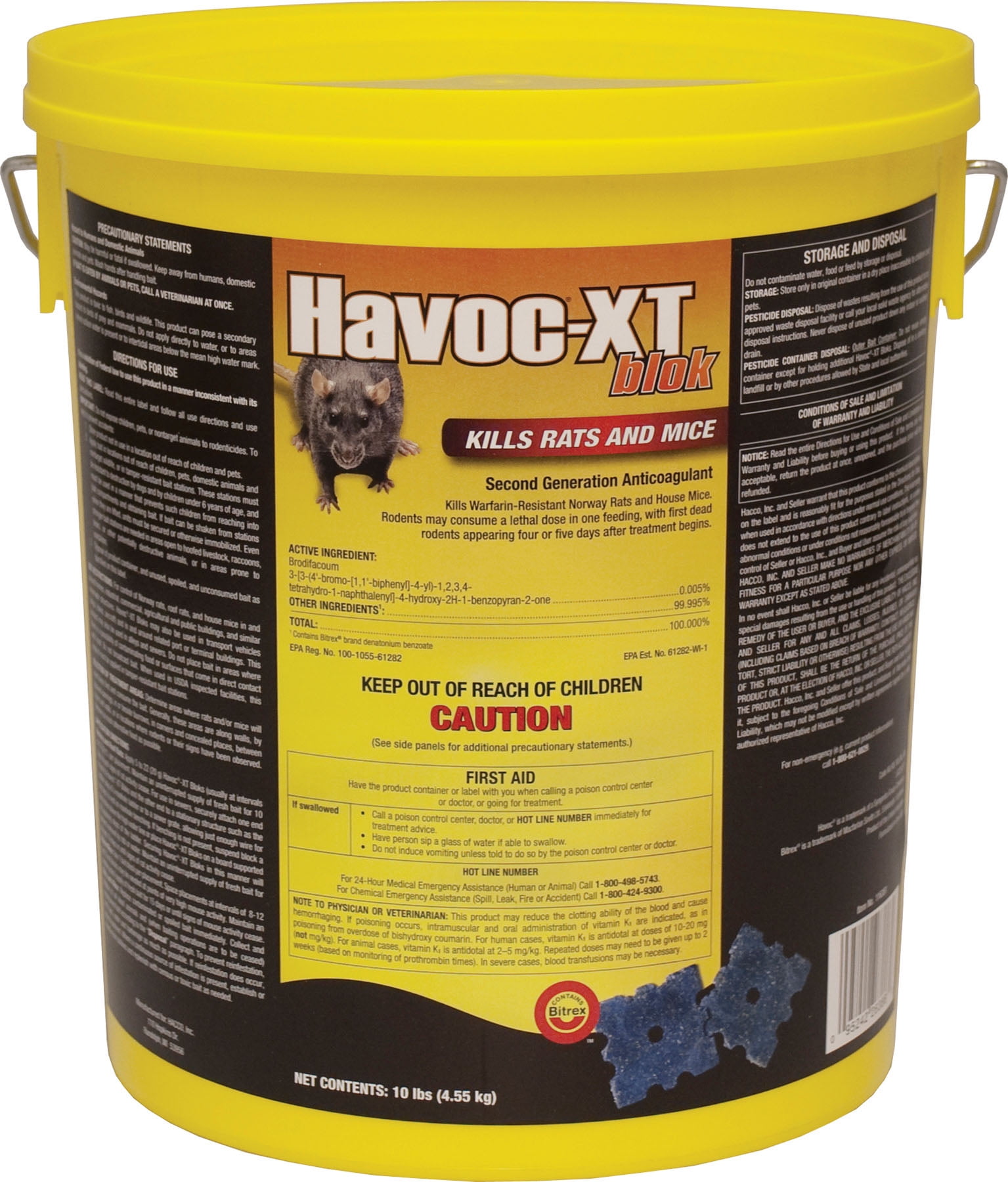 Havoc Xt Blok Rodenticide Bait - Walmart.com