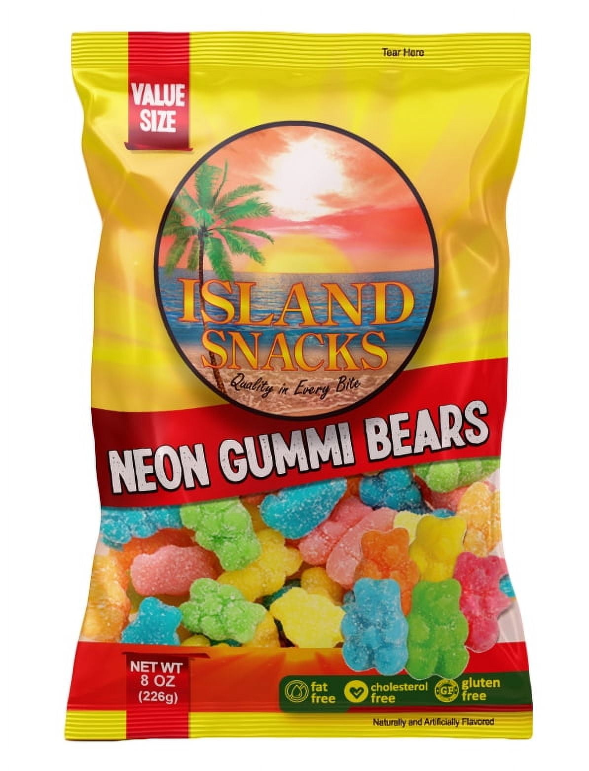 NEON GUMMI BEARS 7 OZ - Walmart.com