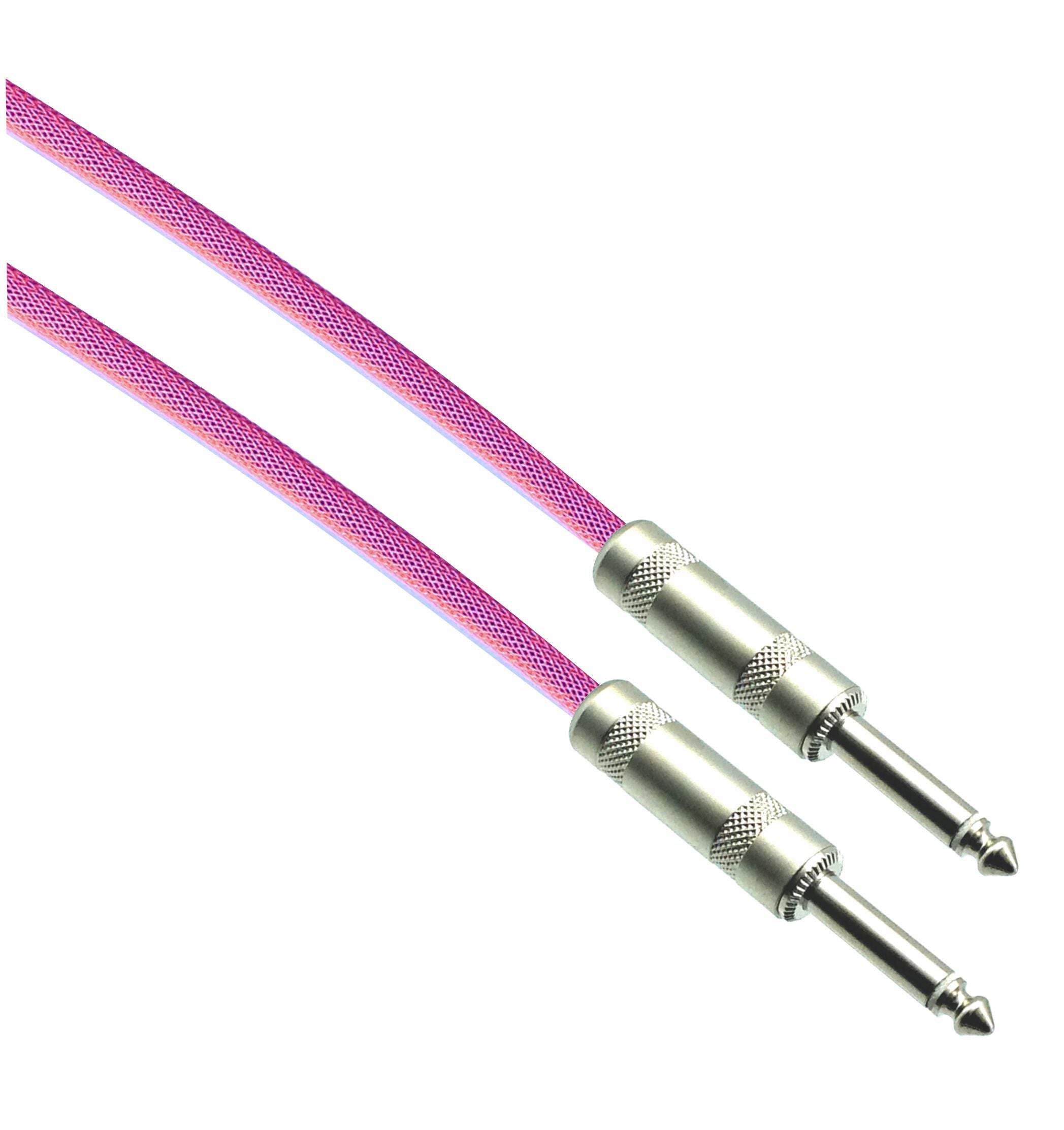 NEON PINK Designer Series Guitar Cables - Walmart.com