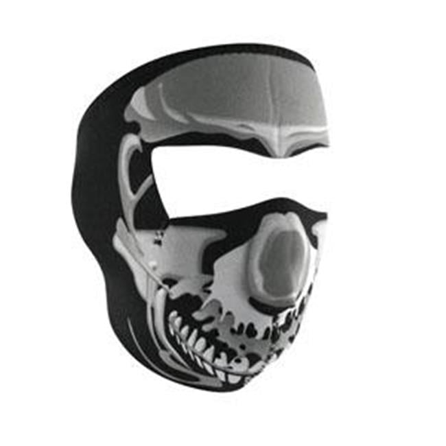 NEOPRENE FACE MASK, CHROME SKULL - Walmart.com