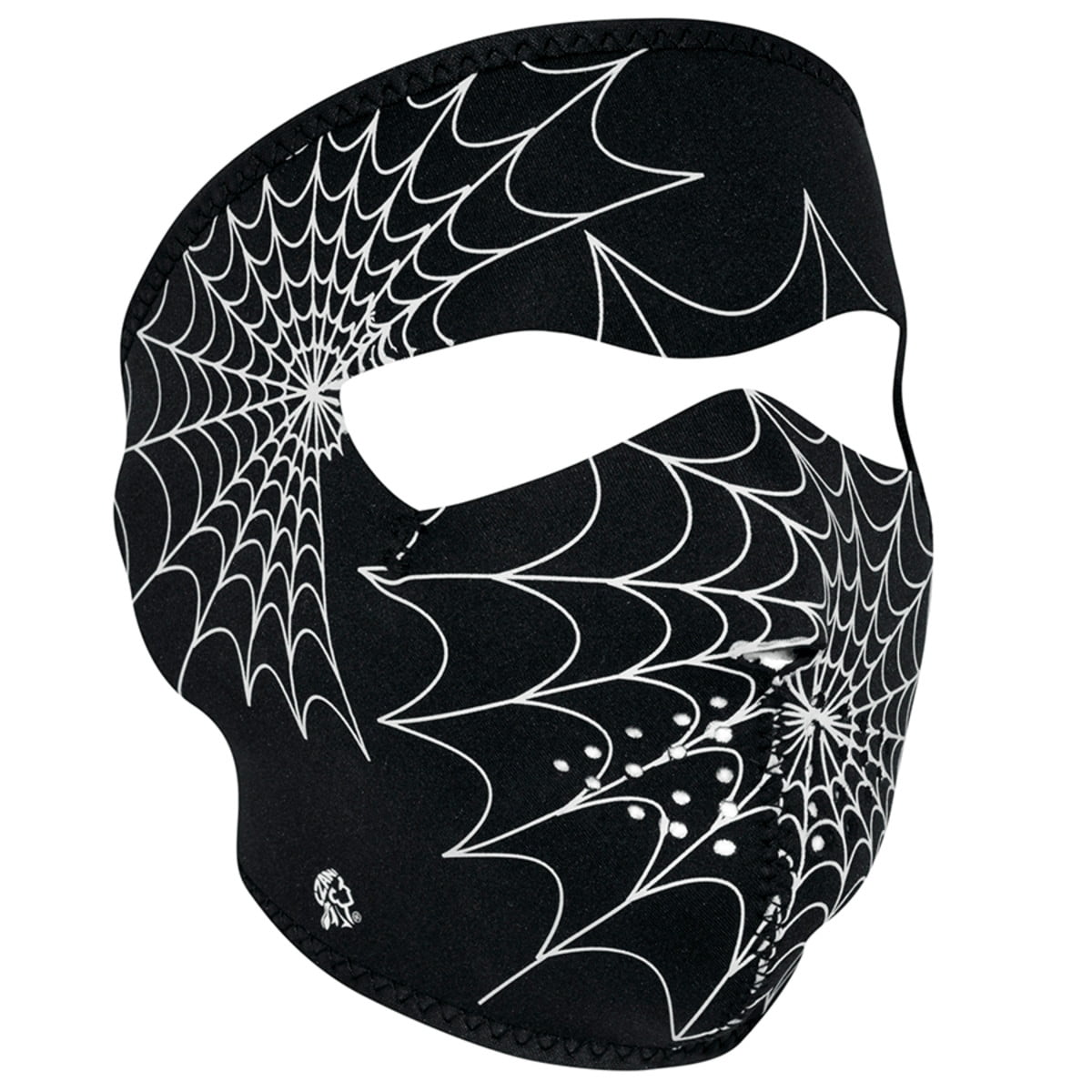 NEOPRENE FACE MASK, GLOW IN THE DARK SPIDERWEB - Walmart.com