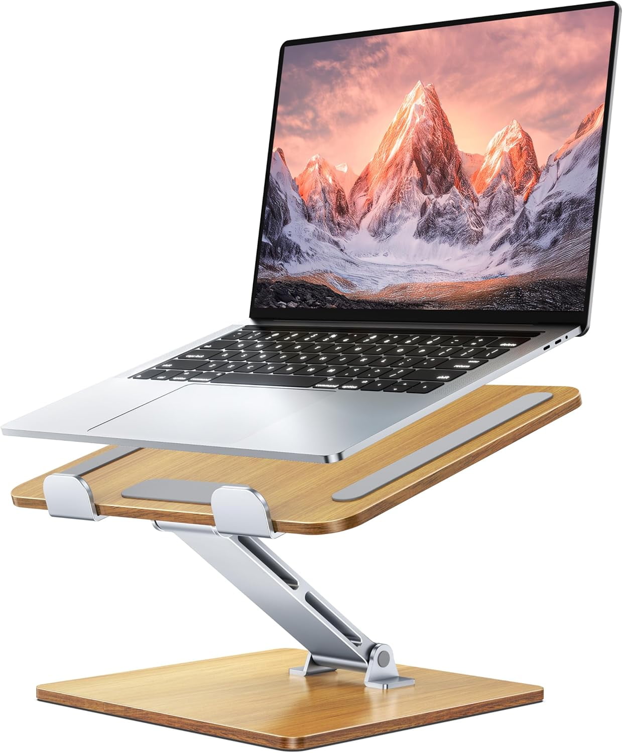 NEOYFC + Aluminum Laptop Stand, Adjustable Height Ergonomic Laptop ...