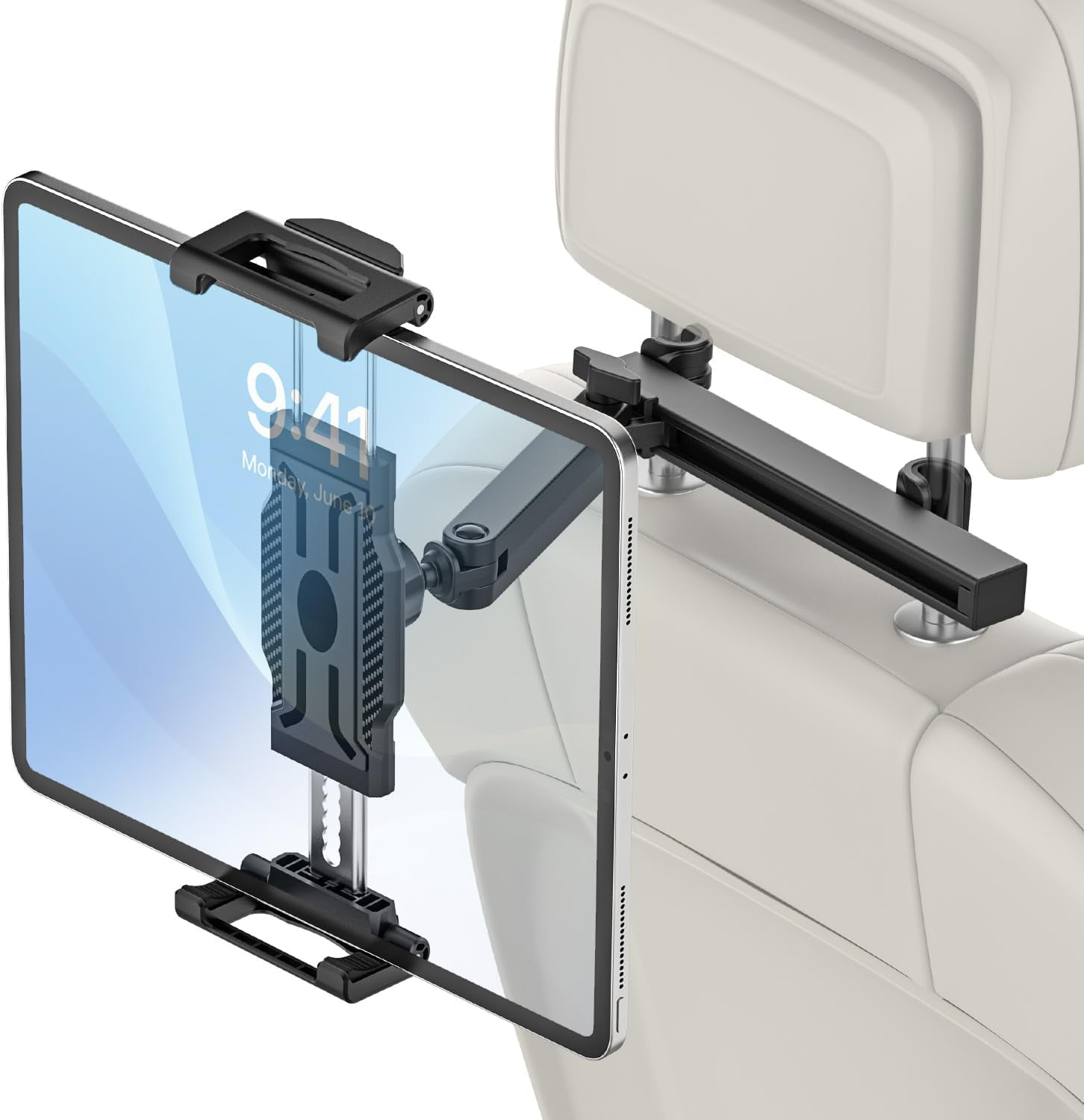 NEOYFC Headrest Tablet Holder, [Mobile Folding Arm] Back Seat Tablet ...