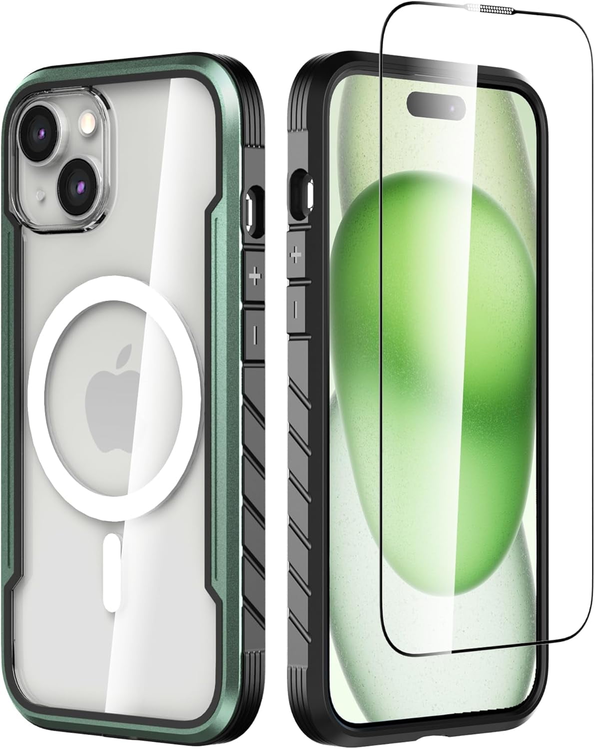 NEOYFC for Heavy Duty Magnetic Case for iPhone 15 Plus Compatible with ...