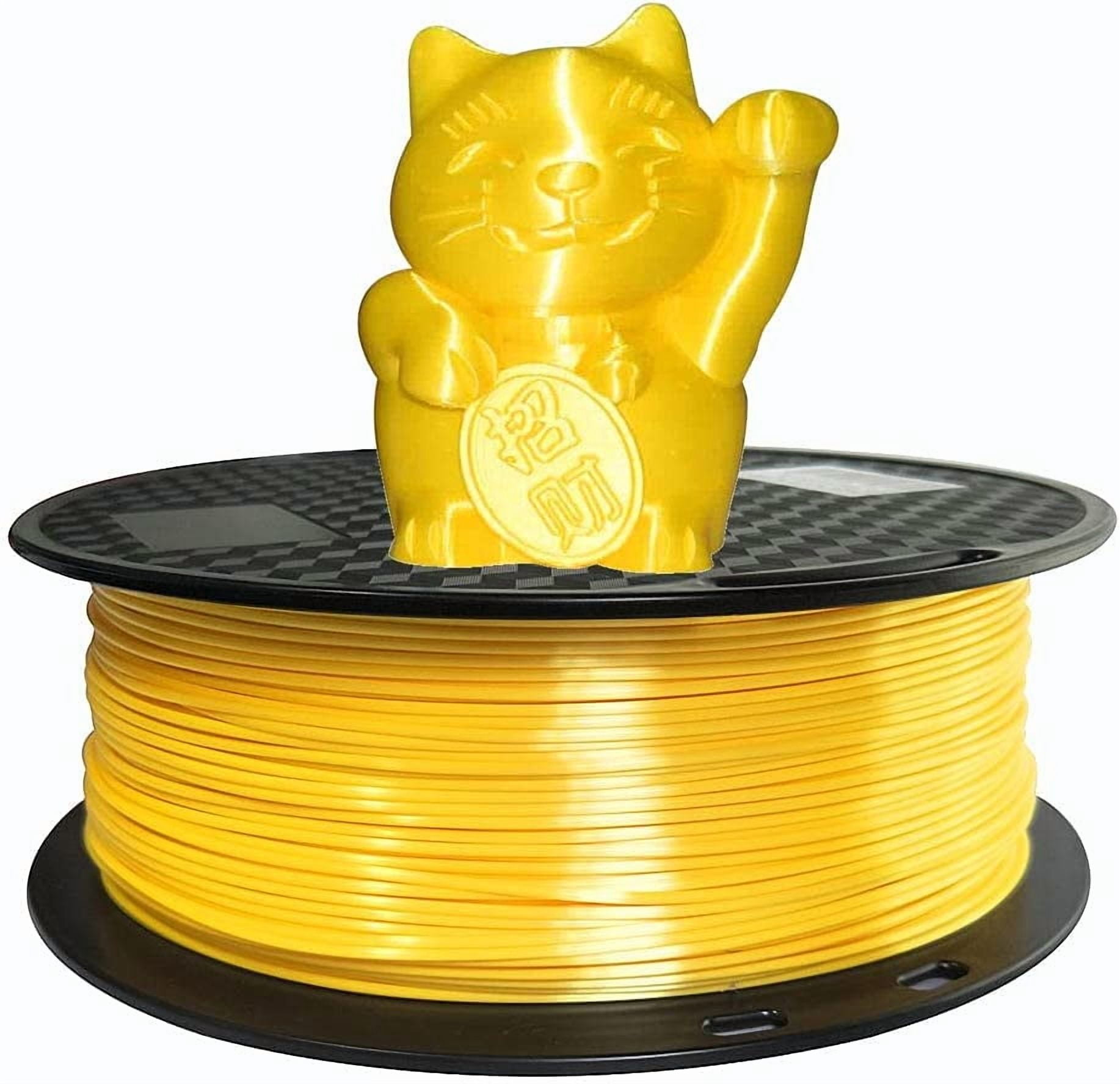 NEOYFC Silk PLA Yellow Filament 1.75 mm 1KG 3D Printer Filament 2.2LBS ...