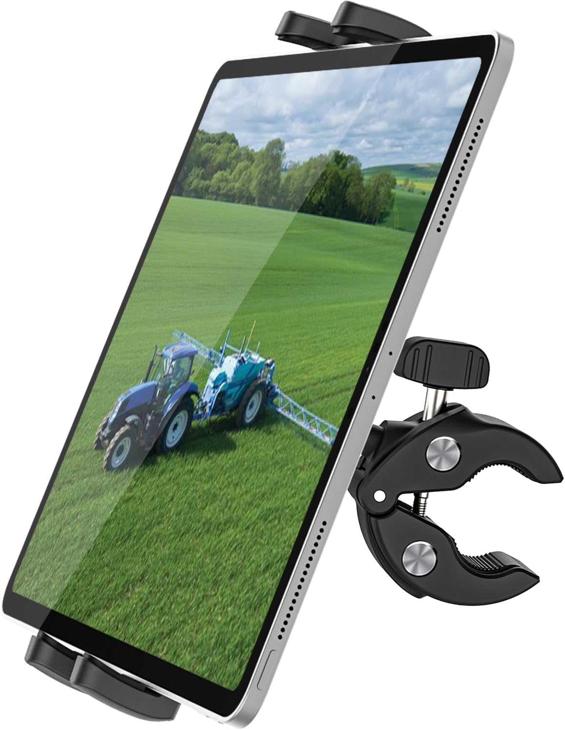 NEOYFC Tablet Clamp Mount, Sturdy Tablet Holder for Forklift/Farming ...