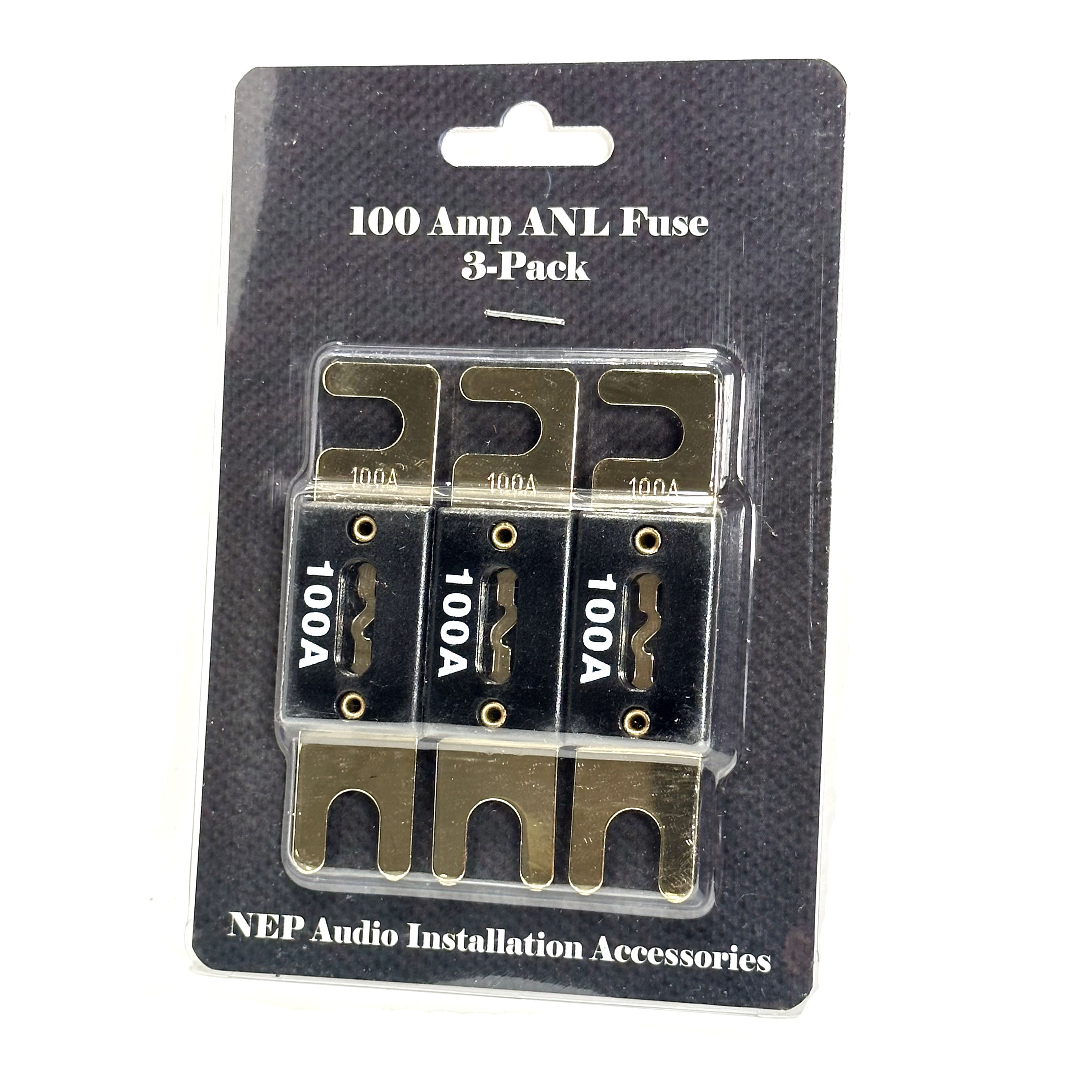 NEP Audio 100 Amp ANL Fuse Inline Fuse for Car Audio 3 Pack - Walmart.com