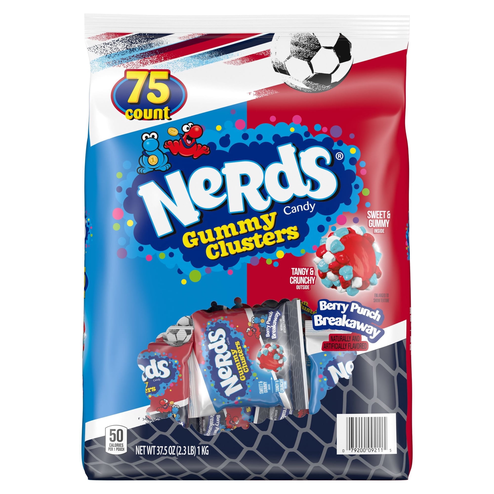 NERDS Summer Gummy Clusters Chewy Candy, Assorted Fruity Flavors, Treat ...