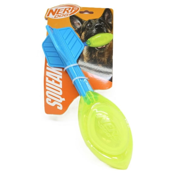 Nerf 12" Tpr Squeak Vortex Interactive Dog Toy - Green/Blue - Walmart.com