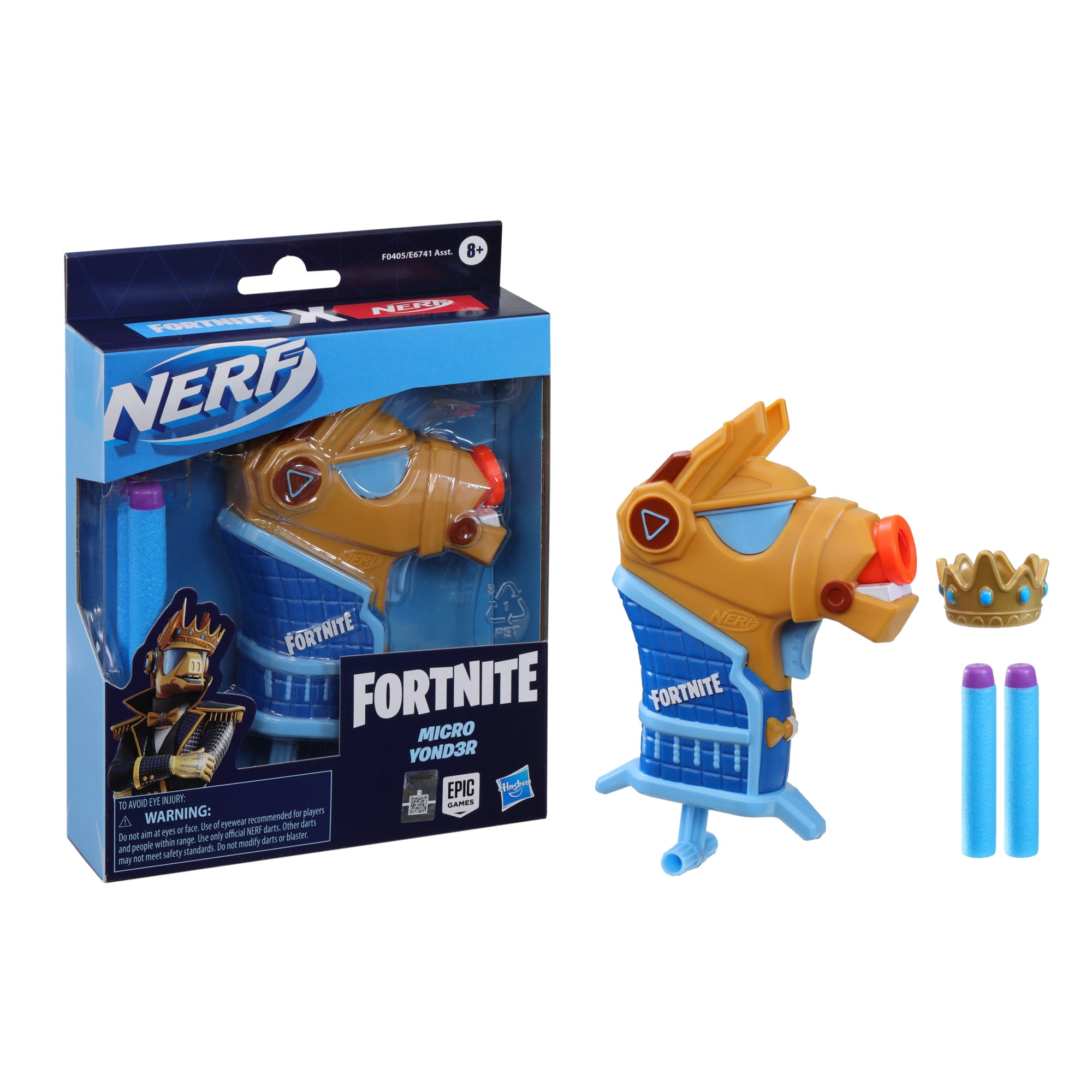 Nerf, Microshots Fortnite Y0ND3R, Y0ND3R, 1 Official Blaster - Walmart.com