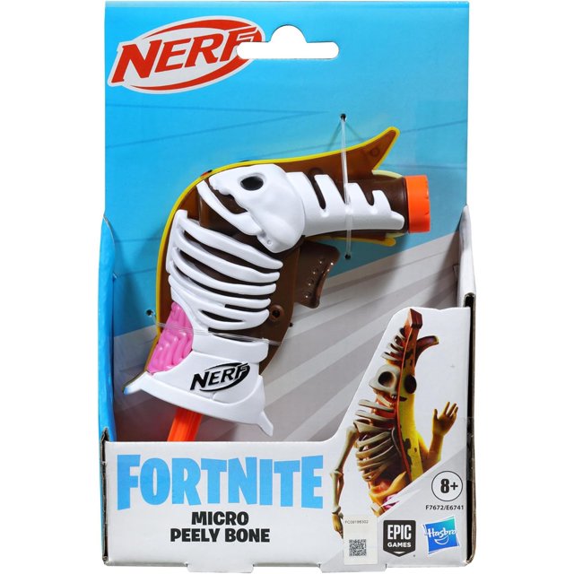 NERF Microshots Micro Peely Bone Dart Blaster Toy - Walmart.com