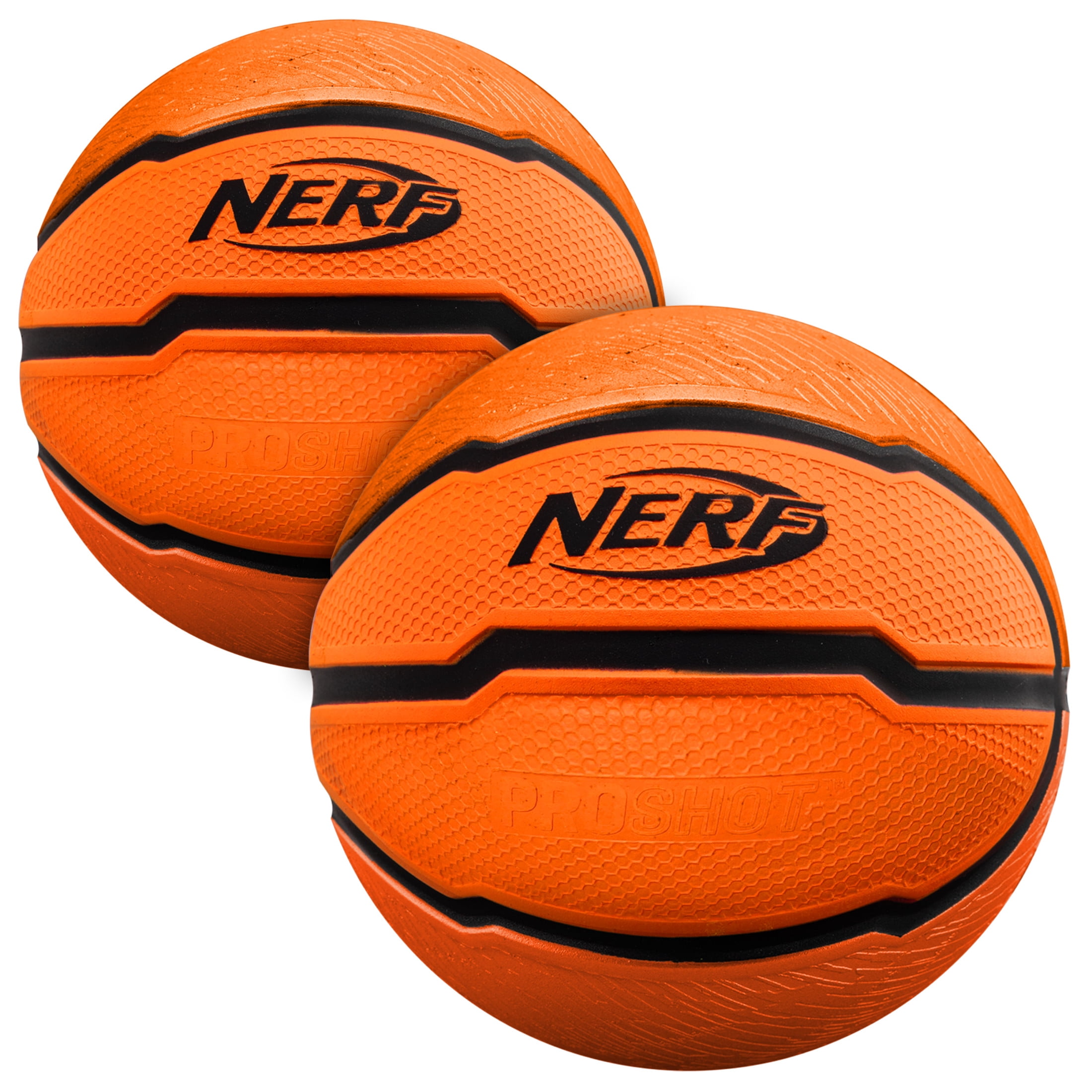NERF Mini Foam Basketballs - Indoor + Outdoor NERF Foam Basketballs - 5 ...