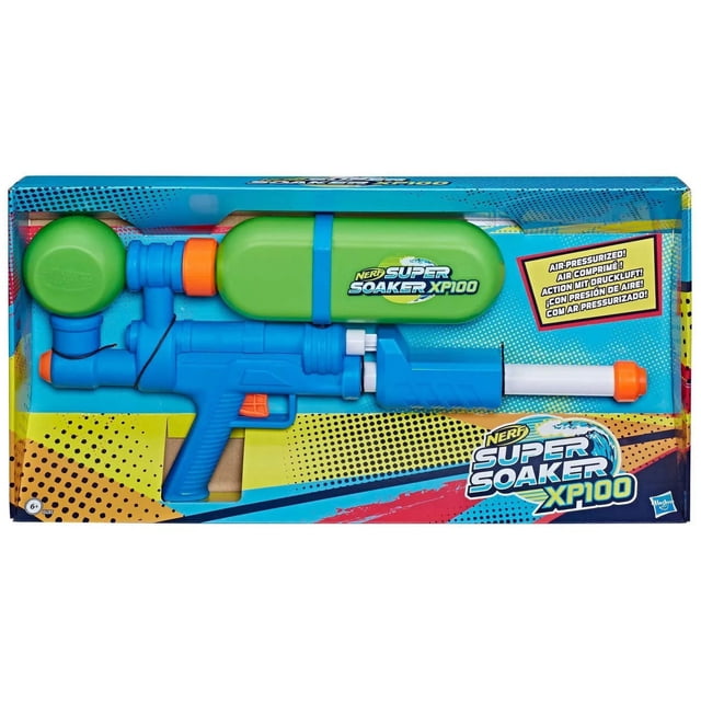 NERF Super Soaker XP100 Water Blaster for Preschool Play - Walmart ...