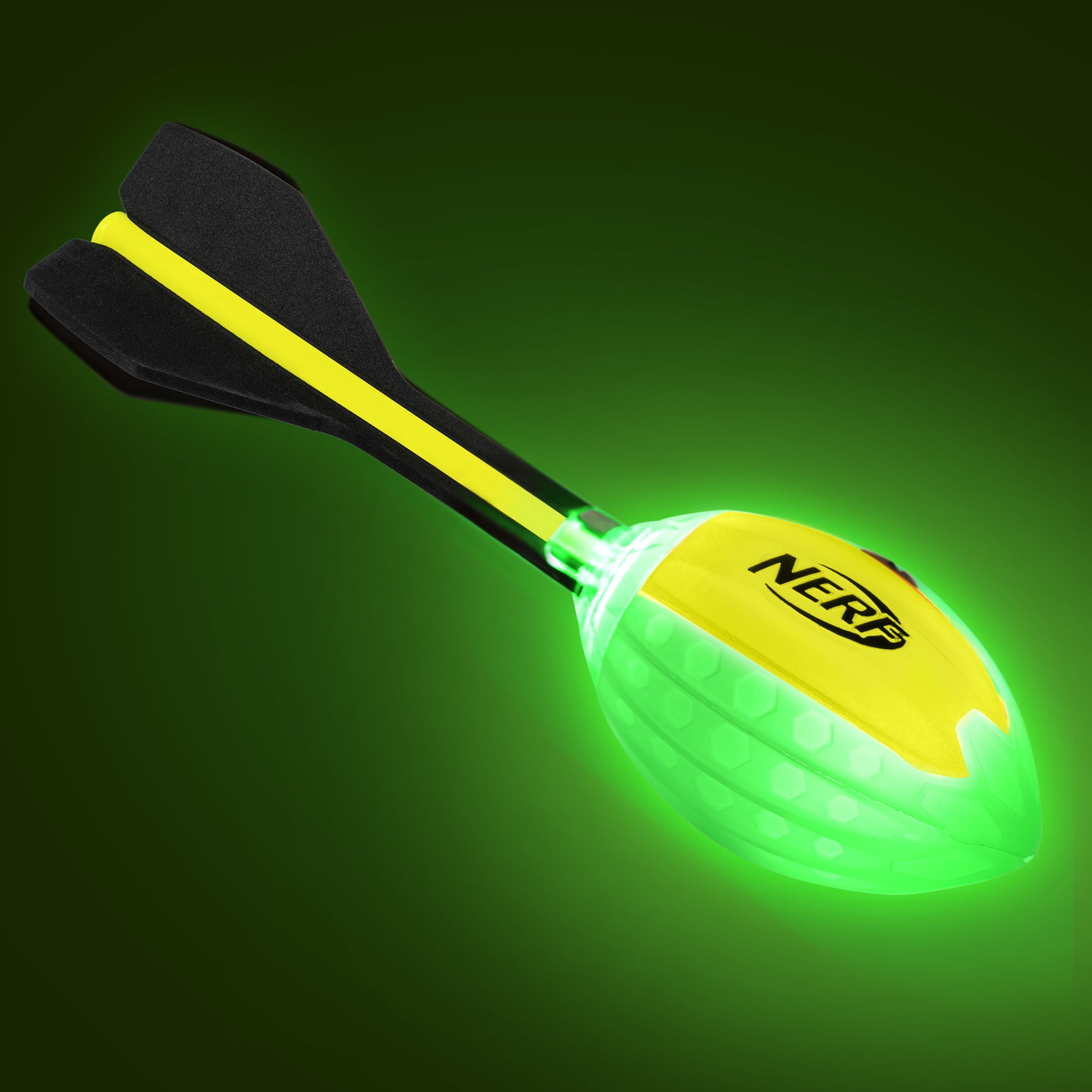 NERF Vortex Lightstrike Aero Howler Foam Football - NERF Light Up Soft ...