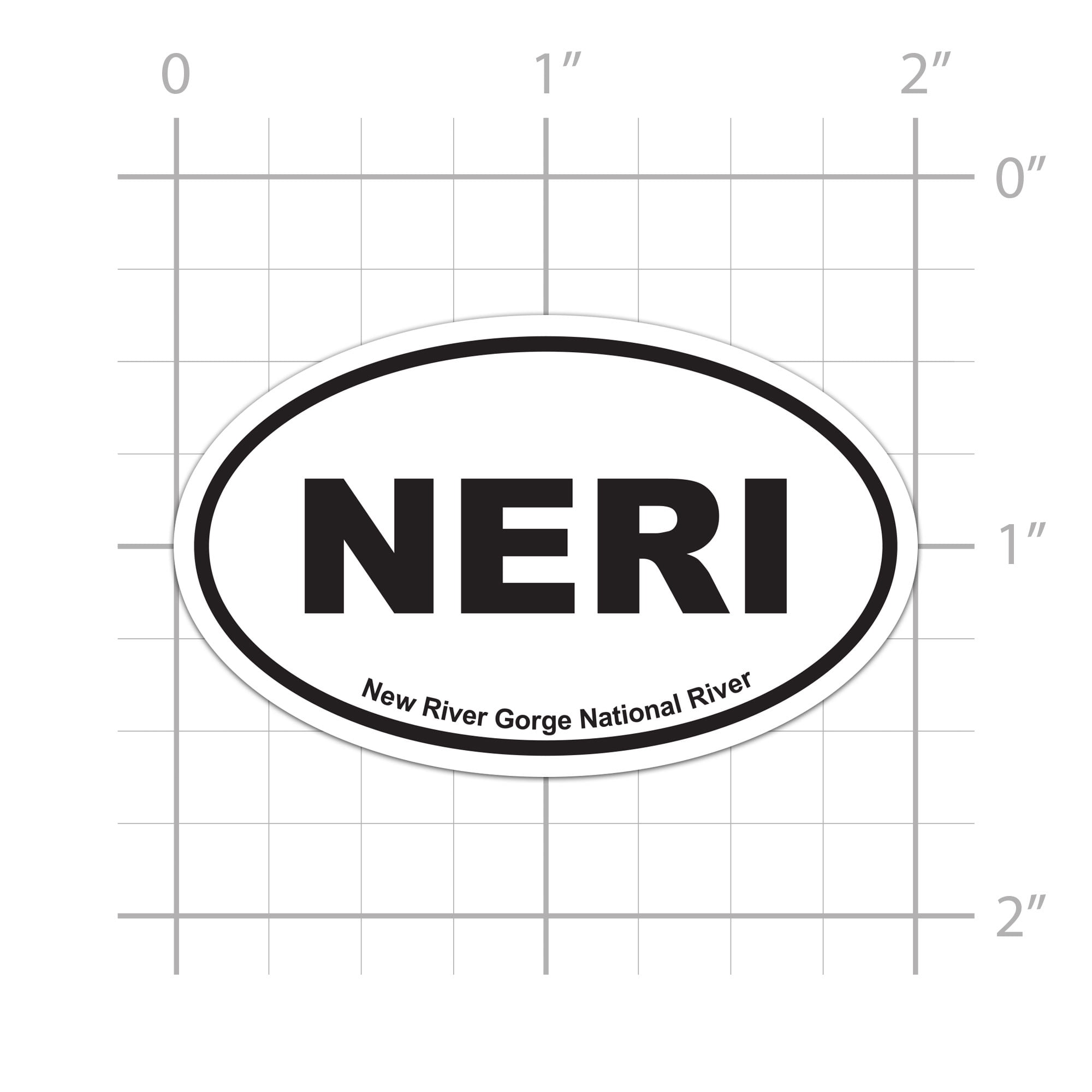 NERI New River Gorge National River Sticker for water bottle phone ...