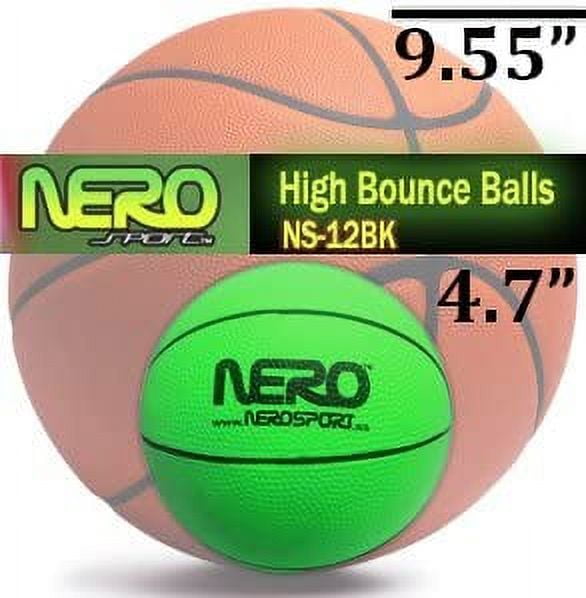 NERO SPORTS High Bounce Rubber Mini Basketball for Kids - Walmart.com