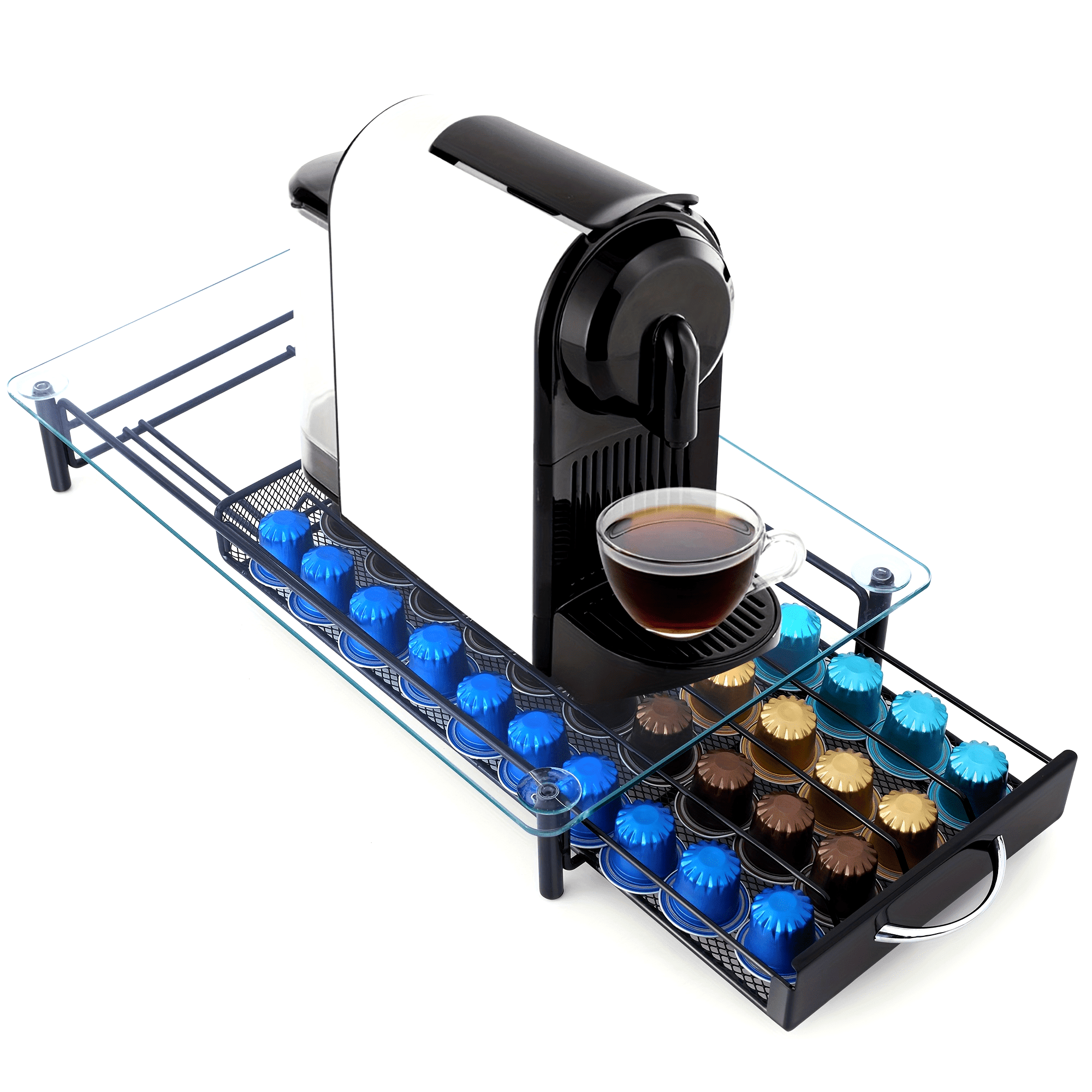 NES Coffee Pod Holder Drawer, Coffee Capsule Storage Organizer for ...