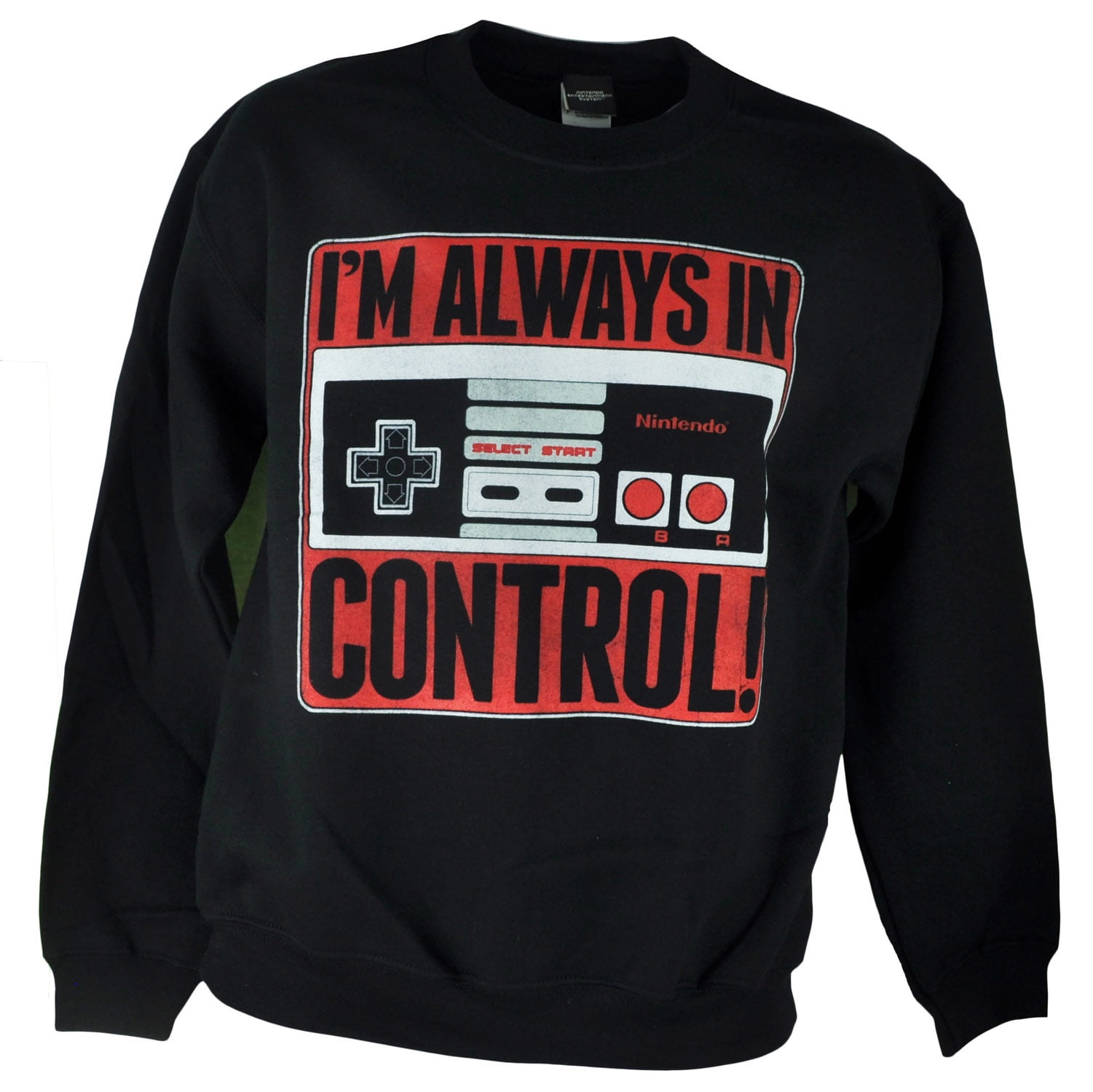 NES Nintendo Controller Im Always In Control Sweatshirt Sweater Black ...